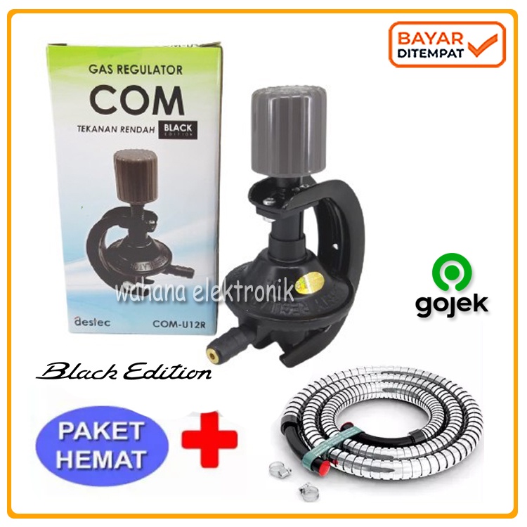 Jual DESTEC COM U-12R Paket Selang - Regulator Gas LPG Tekanan Rendah ...