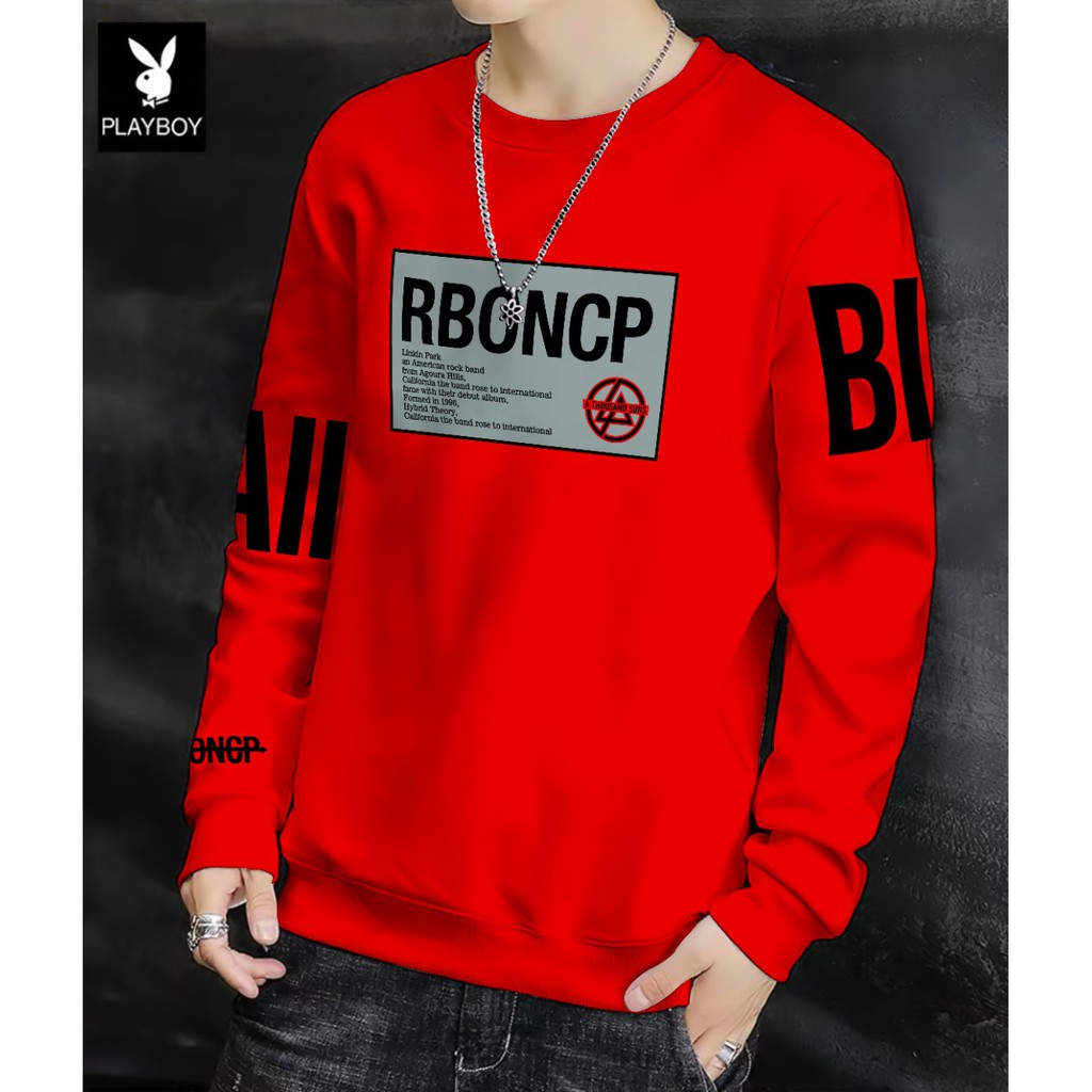 Jual Sweater Pria Rboncp Switer Cowok Baju Lengan Panjang Pria Sweater ...