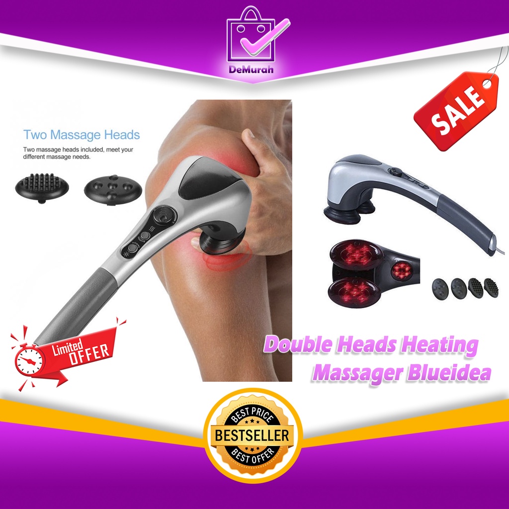 Jual Double Heads Heating Massager Blueidea Alat Pijat Infrared Panas ...