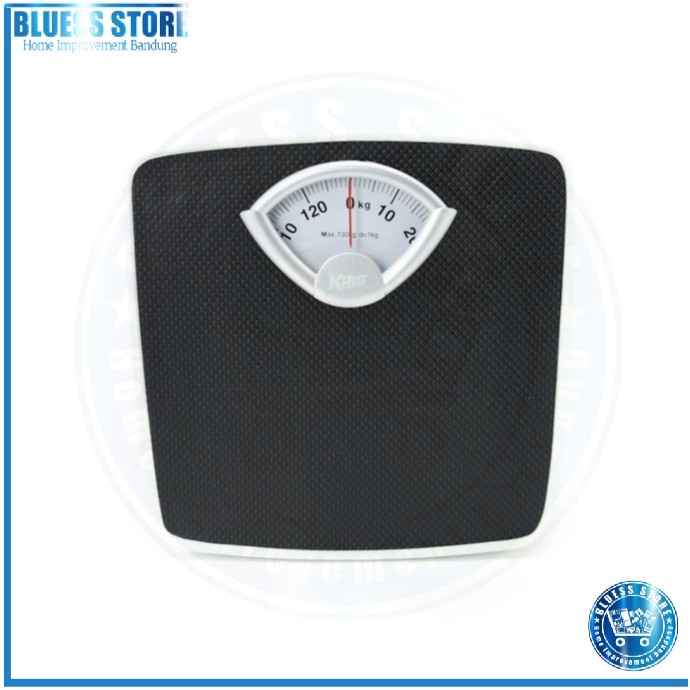 Jual Timbangan Badan Mekanik Kris Personal Scale Analog Kris Hitam ...