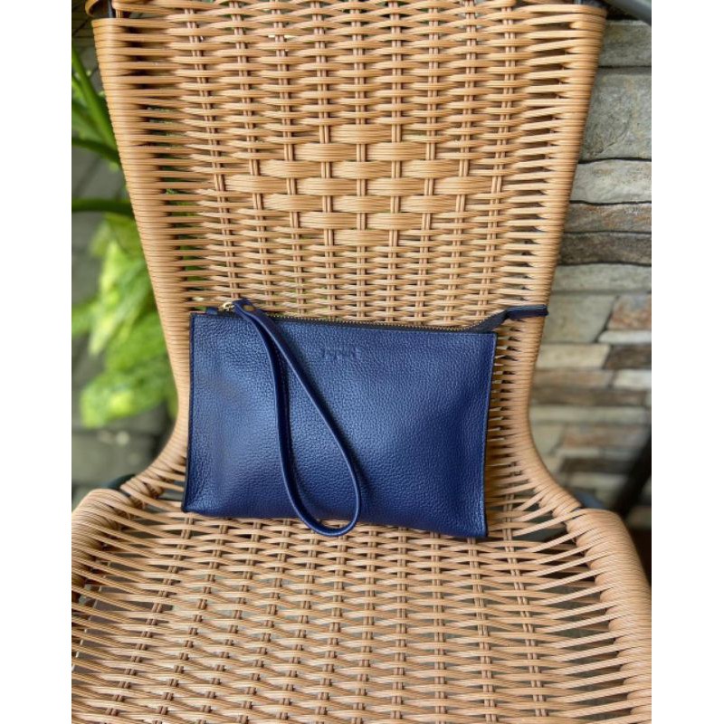 Jual Pouch kotak Biru Dongker | Shopee Indonesia
