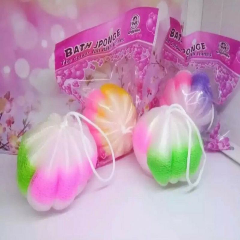 Jual Sponge mandi - Spon Mandi - Shower puff | Shopee Indonesia