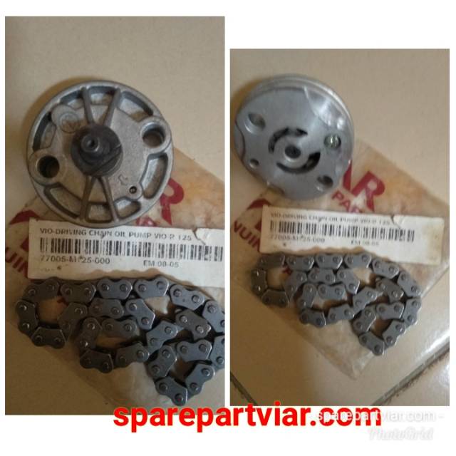 Jual Pompa oli dan rantai pompa oli viar vior matic | Shopee Indonesia