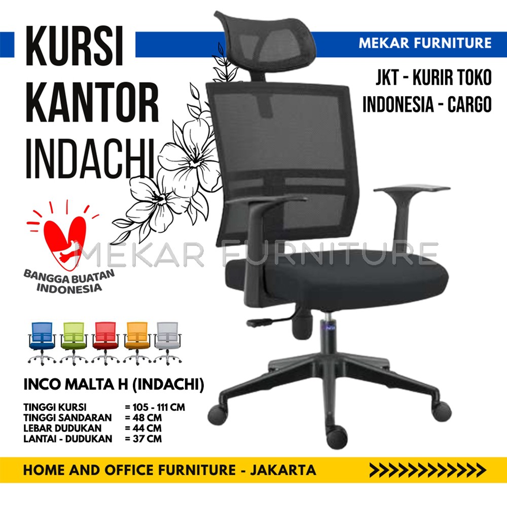 Jual INCO by INDACHI MALTA H Kursi Kantor Kursi Kerja Kursi Staff ...