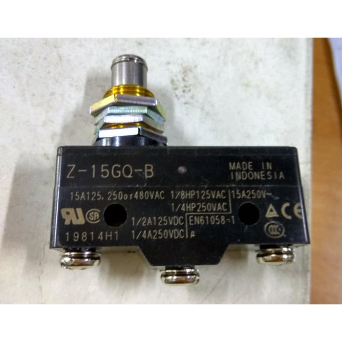 Jual original Limit switch / Micro switch Z-15GQ-B Omron Original Berkualitas | Shopee Indonesia