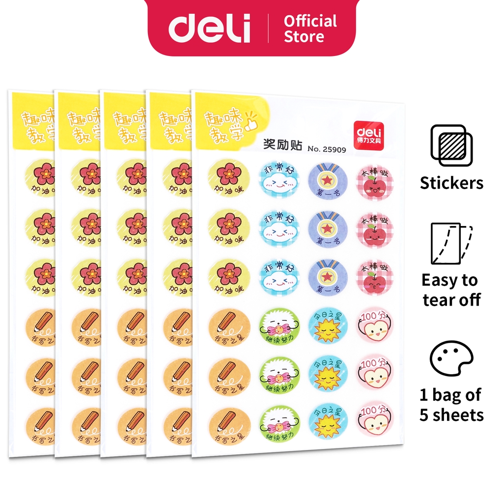 Jual Deli Cartoon Sticker Stiker Kartun 25909 25910 | Shopee Indonesia