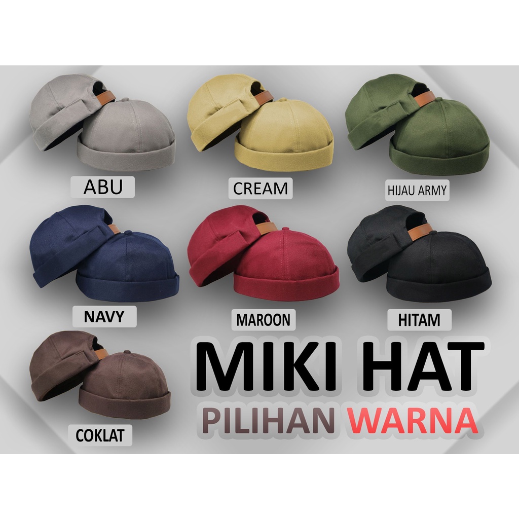 Jual TOPI MIKI HAT ONE PIECE LUFFY PECI MIKI HAT TRAFALGAR LAW TOPI ...