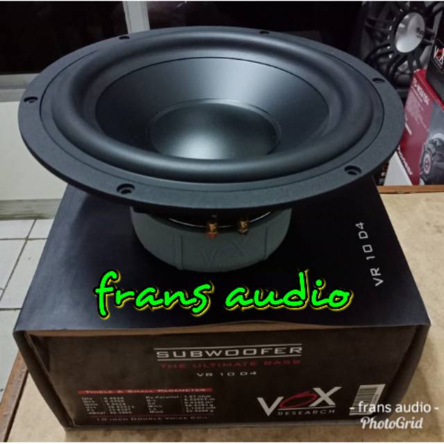 Jual subwoofer Vox research VR 10 D4 Vox 10D4 Vox VR10D4 subwofer 10 ...