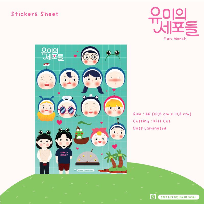 Jual Yumi Cells Stickers Sheet | Shopee Indonesia