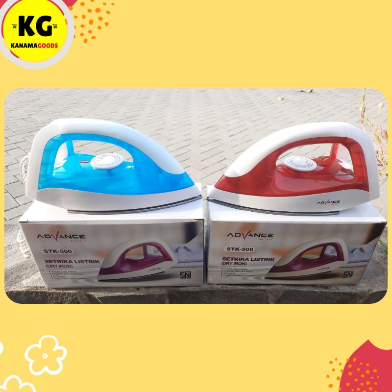 Jual SETRIKA BAJU ADVANCE STK-500 / SETRIKA LISTRIK gosokan baju ...
