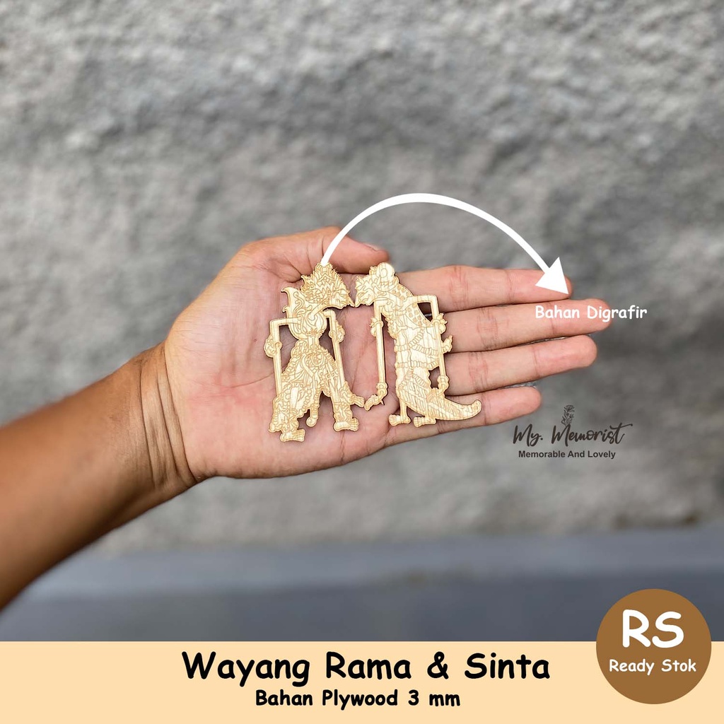 Jual Hiasan Wayang Rama Shinta untuk Mahar bahan plywood | Shopee Indonesia