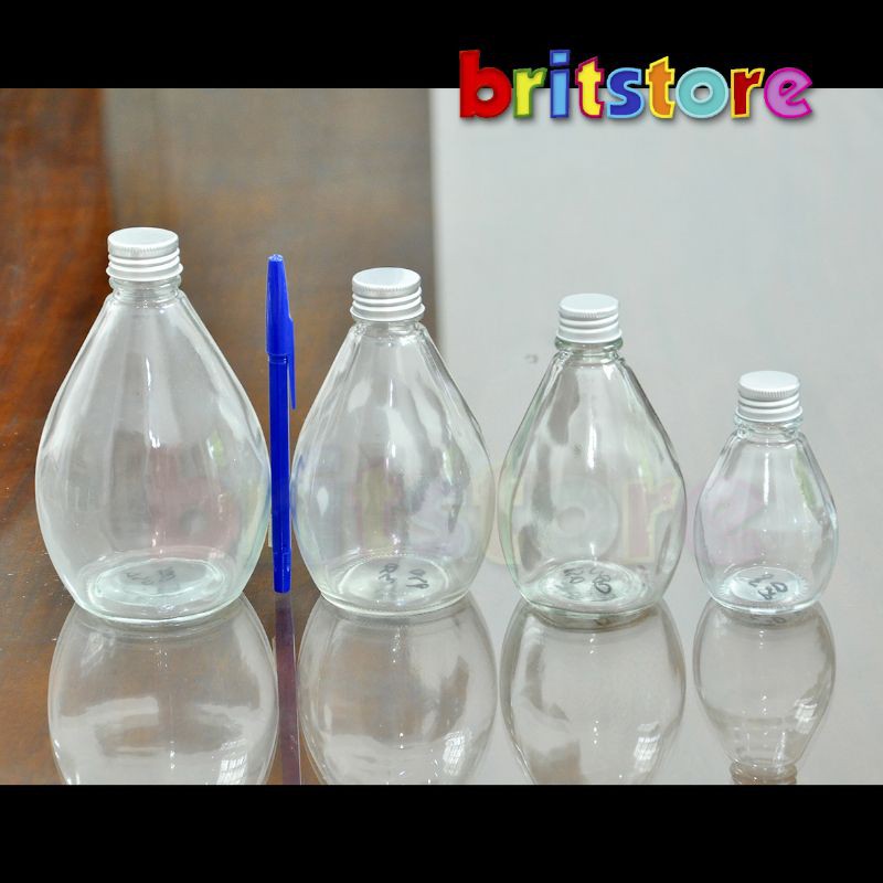 Jual Botol Kaca 100ml 280ml PSD/ Botol Juice Kopi Susu Madu/ Botol ...