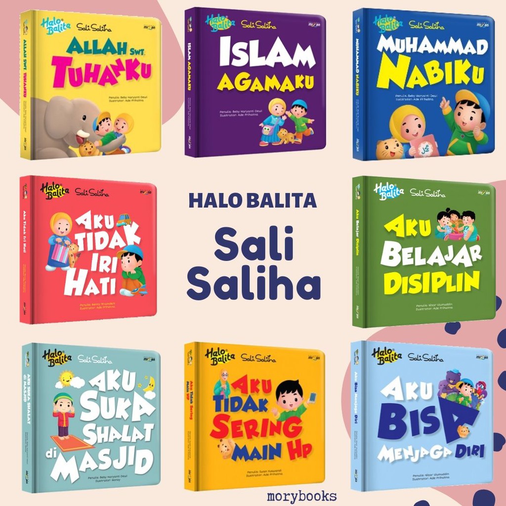 Jual Buku Anak Halo Balita Sali Saliha (Board Book) | Shopee Indonesia