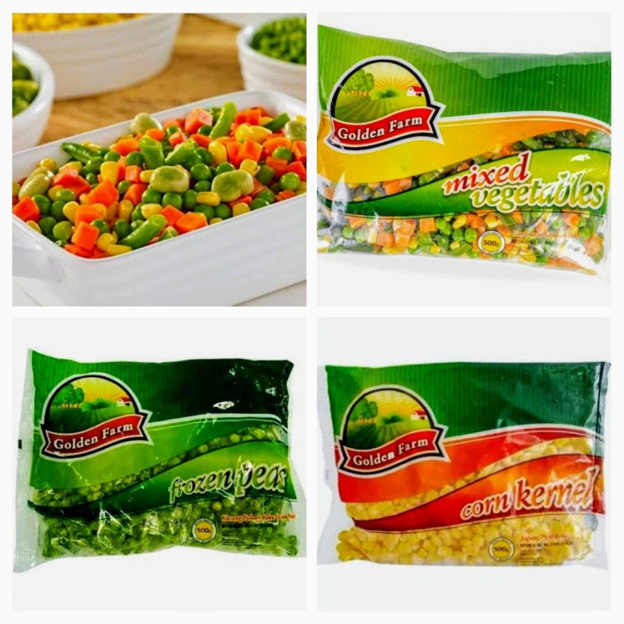 Jual Sayuran Golden Farm - Mix Vegetable | Kernel Corn | Green Peas ...