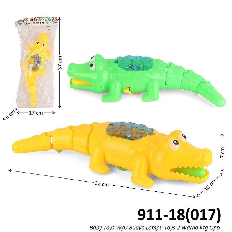 Jual Mainan Anak Buaya Putar Berjalan / Walking Crocodile | Shopee ...