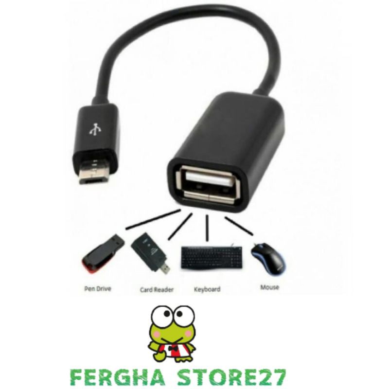 Jual Kabel OTG Micro USB I9000 Andorid ke Flash disk original | Shopee ...