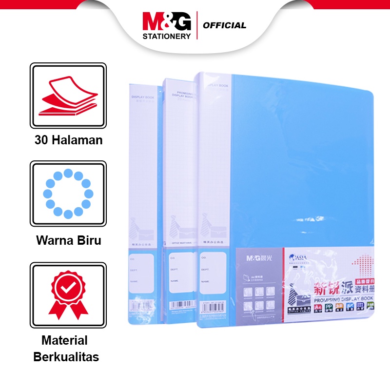 Jual M&G File Map A4 30/40/60/80/100 Halaman Display Book Expanding Map ...