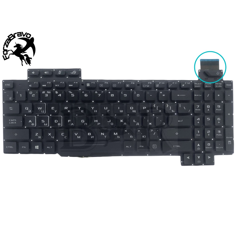 Jual KEYBOARD ASUS ROG STRIX GL503 GL703 GL503VD GL503VD-DB71 GL503VM ...