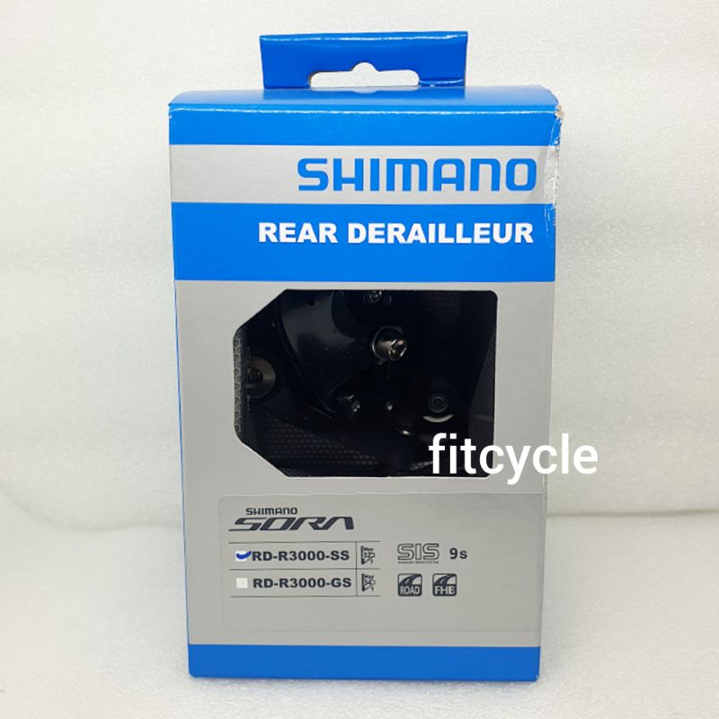 Jual RD rear derailleur Shimano Sora RD-R3000-SS short cage 9 speed ...