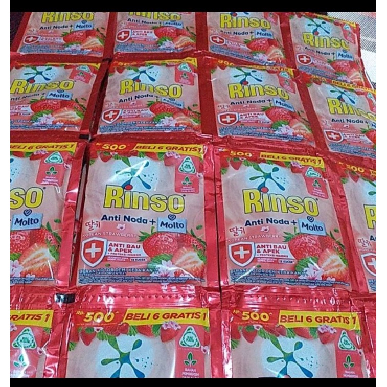 Jual rinso cair 500 6 renceng ( isi 36 pcs ) | Shopee Indonesia