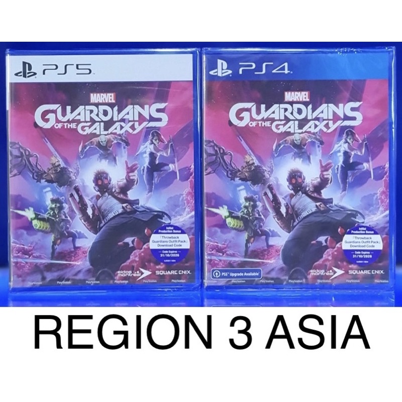 Jual Marvel Guardian of The Galaxy Ps4 Ps5 Region 3 Asia Reg3 Reg 3 ...