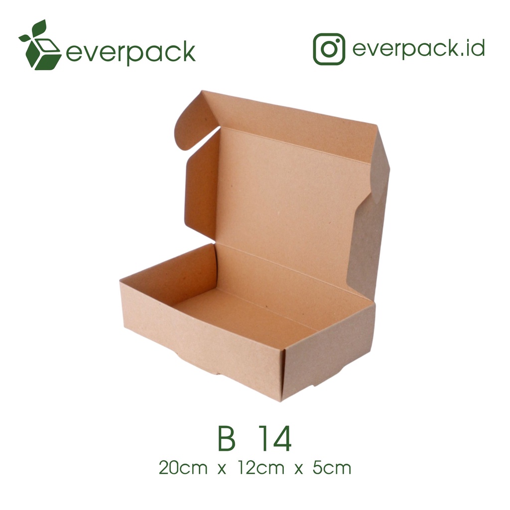 Jual Paper Box (20x12x5 | 325 Gsm ) LUNCH BOX |KOTAK MAKANAN |KEMASAN ...