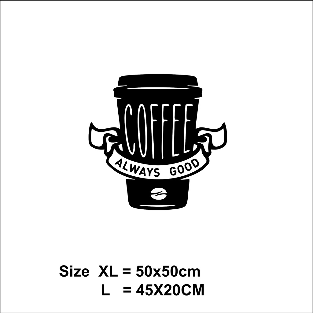 Jual Stiker Kaca Sticker Dinding Cafe Aneka Kopi Coffee Shop Kafe Resto ...