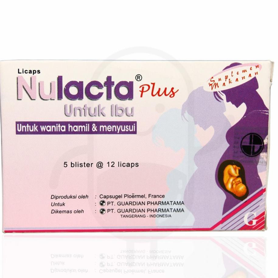 Jual Nulacta Plus Untuk Ibu Box Isi 60 Kapsul Suplemen Untuk Wanita