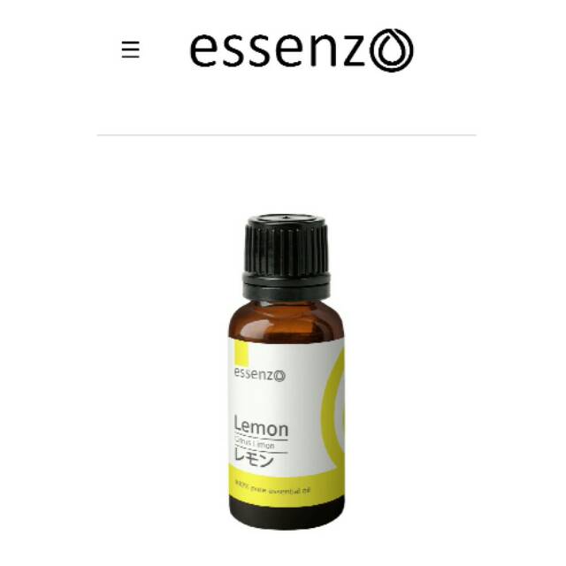 Jual Lemon Essential oil Essenzo | Shopee Indonesia