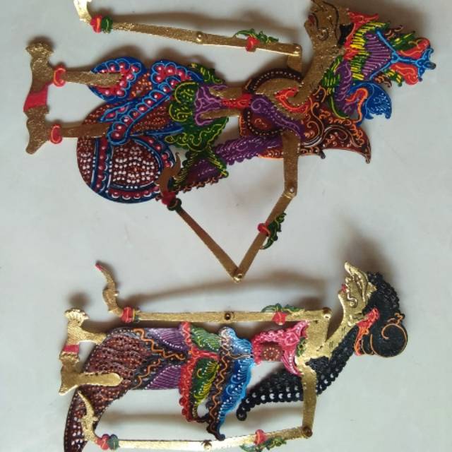 Jual Wayang kulit mahar/hiasan mahar sepasang 16cm | Shopee Indonesia