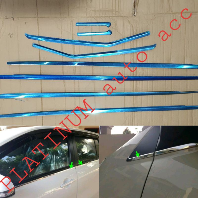 Jual List kaca samping chrome Calya/Sigra. | Shopee Indonesia