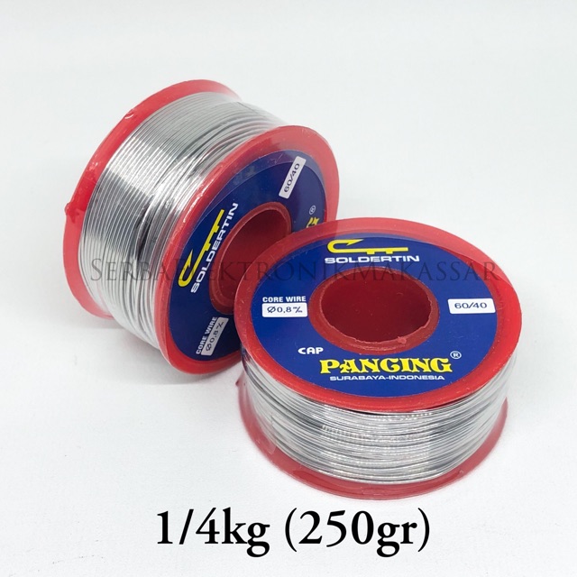 Jual Timah Solder Cap Pancing 1/4kg (250gr) 60/40% 0,8mm Berkualitas | Shopee Indonesia
