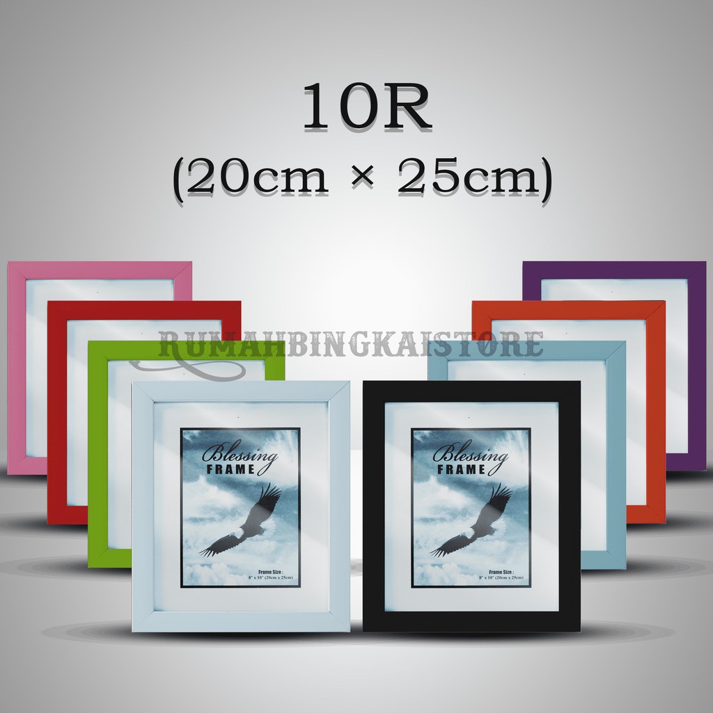 Jual Bingkai Foto Ukuran 10R (20cm x 25cm) + PLUS KACA | Shopee Indonesia