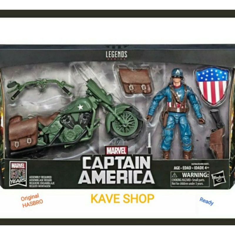 Jual MARVEL Legends Series : Captain America Motor Nike Motorcycle ...