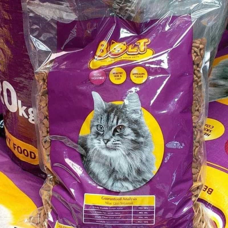 Jual BOLT TUNA PAKAN KUCING KEMASAN 500 GR - 1 KG / MAKANAN KUCING BOLT ...
