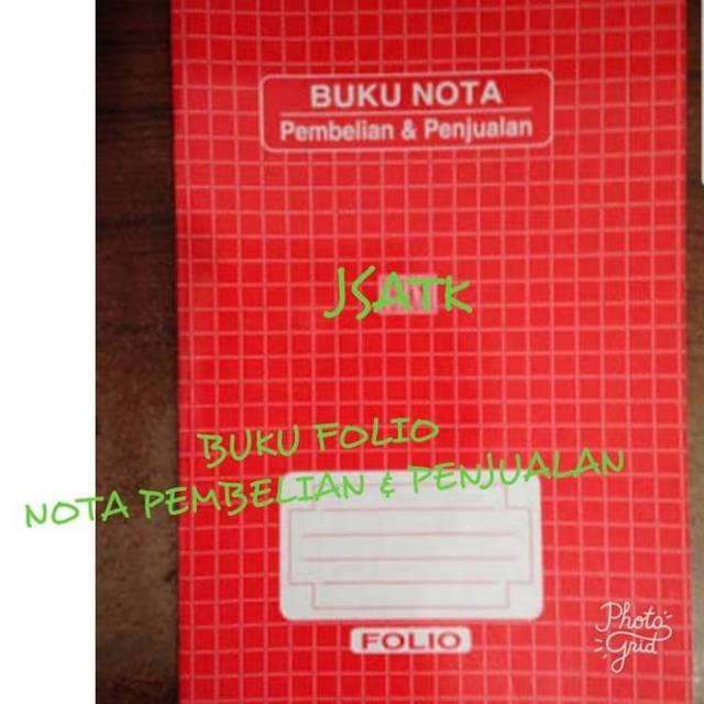 Jual Buku Nota Pembelian Dan Penjualan ukuran Folio | Shopee Indonesia