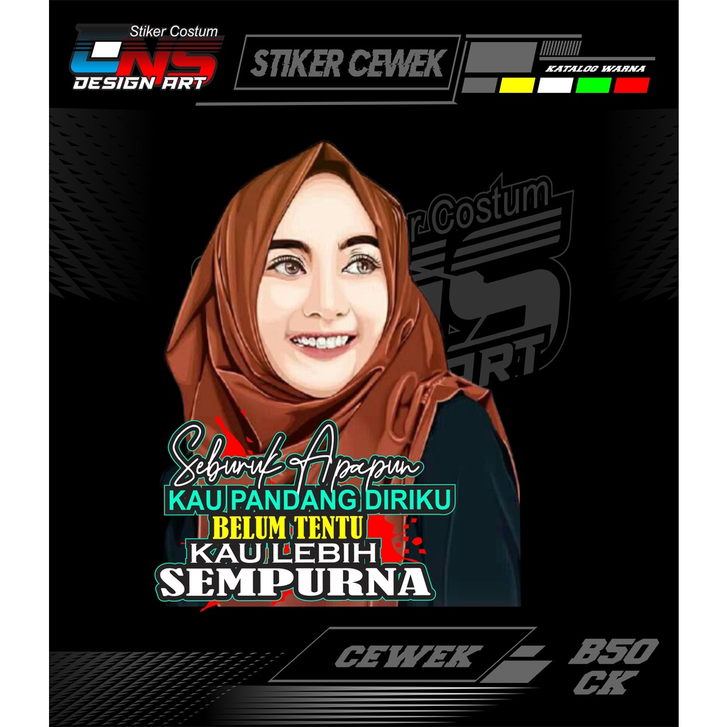 Jual stiker cewek stiker mobil stiker motor stiker truk stiker variasi ...