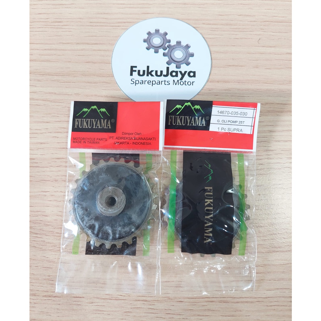 Jual Fukuyama Gear Oil Pomp Pump Gir Gigi Pompa Oli 25 T Honda Supra (14670-035-030) | Shopee ...