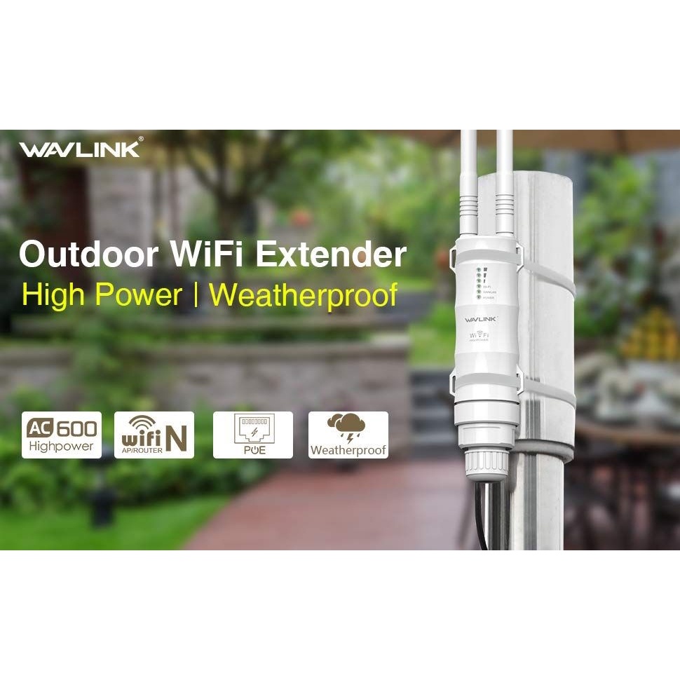 Jual WAVLINK AERIAL HD2 - AC600 Dual Band Outdoor Wi-Fi Range Extender ...
