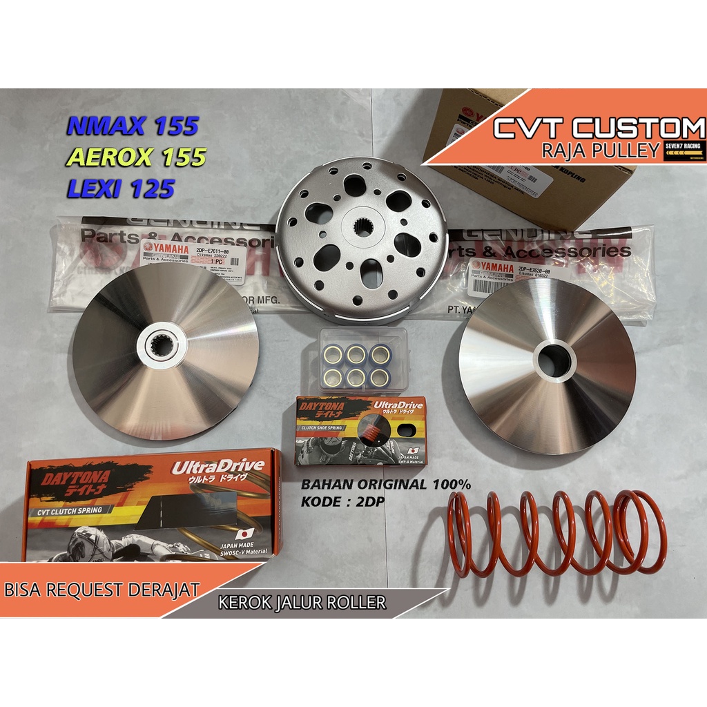 Jual Full Upgrade CVT RUMAH ROLLER ROLER PULLEY PULY PULI Yamaha Nmax ...
