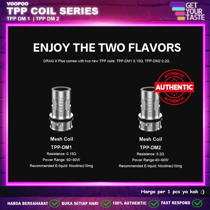 Jual Coil Voopoo TPP Coil Series Replacement - Coil TPP - TP | Shopee ...