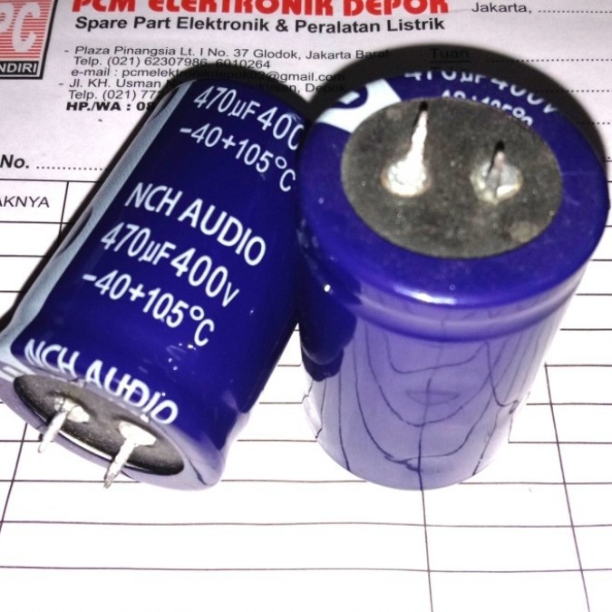 Jual 470Uf 400V Elco Capacitor 470 Uf 400 V Pcmelebik | Shopee Indonesia