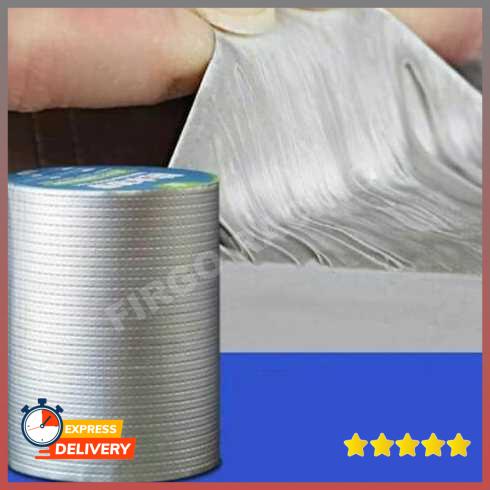 Jual Lakban Aluminium Foil Butyl Waterproof 15 cm x 10 Meter | Shopee Indonesia