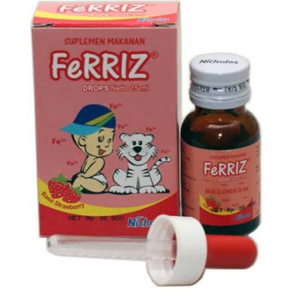 Jual L.5.P.0.0.1FERRIZ DROP 15 ML / SIRUP 100 ML SUPLEMEN BAYI DAN ANAK ...