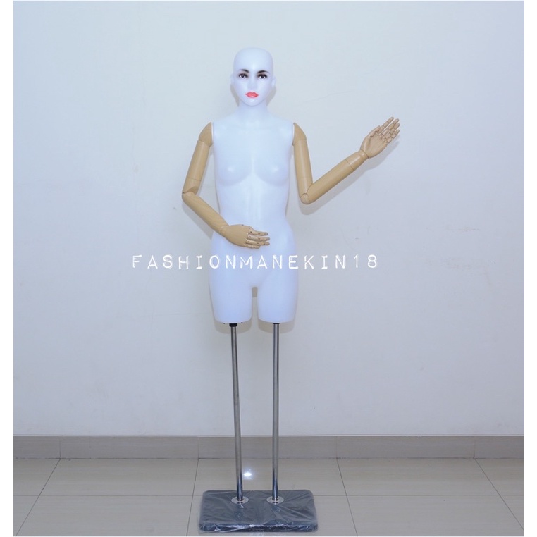 Jual MANEKIN FULLBODY WANITA DEWASA SET KAKI BESI PENYANGGA DENGAN ...