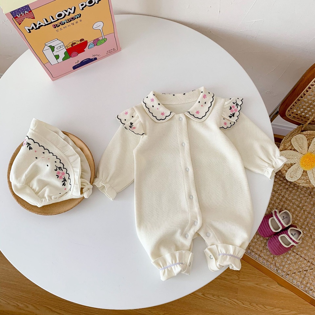 Jual Pakaian Baby Girl Linen Jumper | Shopee Indonesia