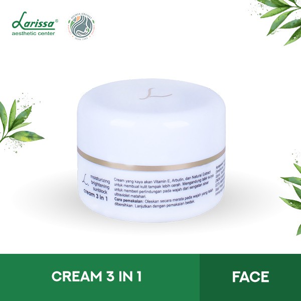 Jual Larissa Cream 3 in 1- melindungi dari sinar UV | Shopee Indonesia