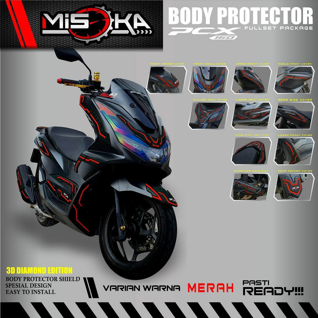 Jual Misoka fullset Body Protector Pcx 160/Aksesoris Motor Honda/rubber ...