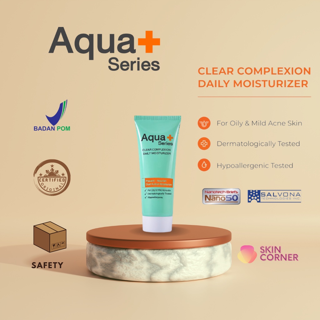 Jual Aqua+ Series - Clear Complexion Daily Moisturizer (50 ml) | Shopee Indonesia