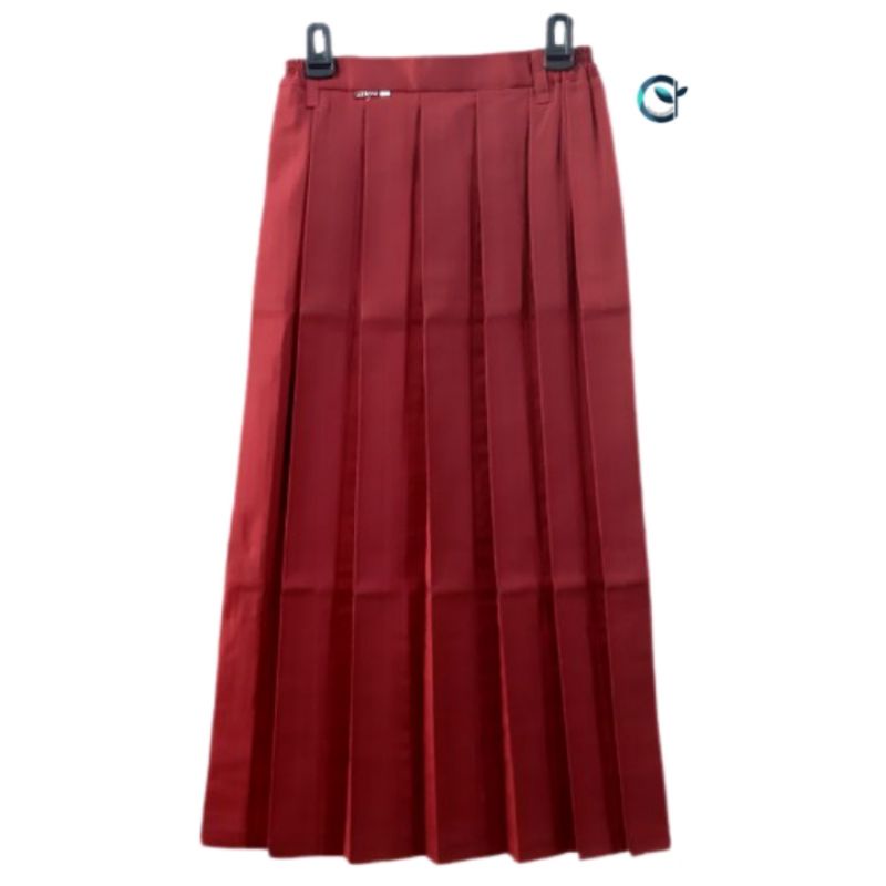 Jual Seragam Sekolah SD rok rempel merah panjang | Rok SD merah | Shopee Indonesia